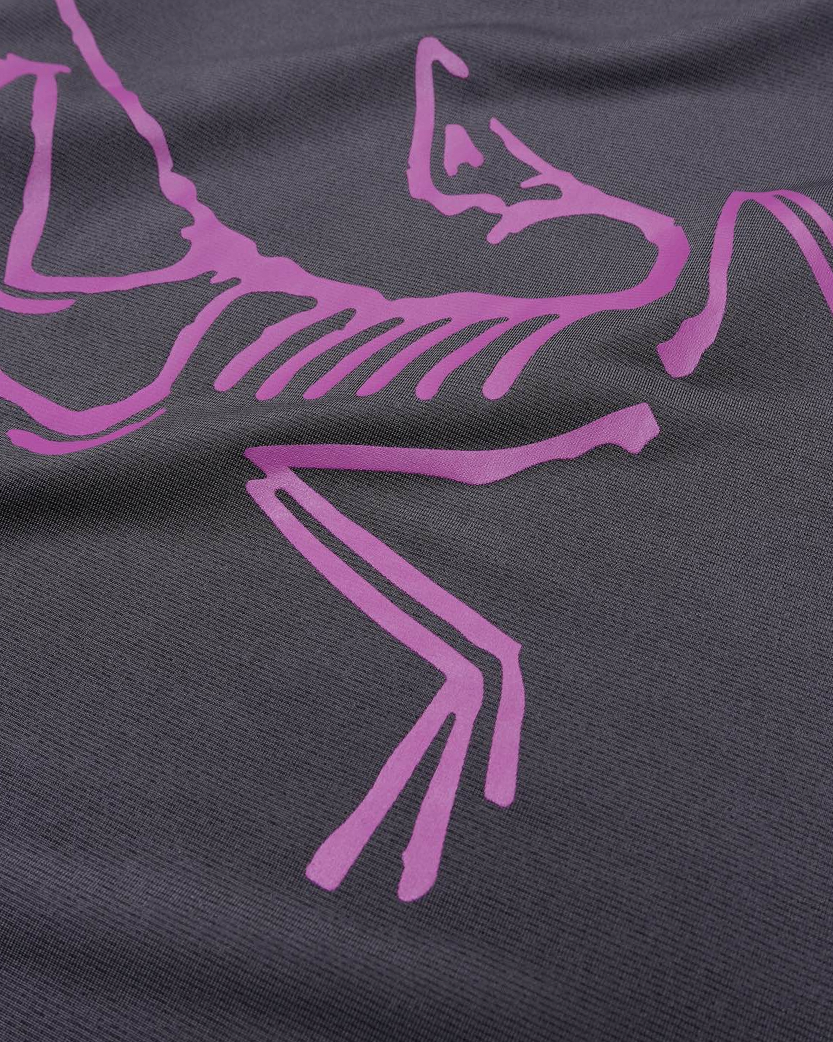 Футболка Arc'teryx Motus Arcword Crew SS T-Shirt Purple Logo Black ...