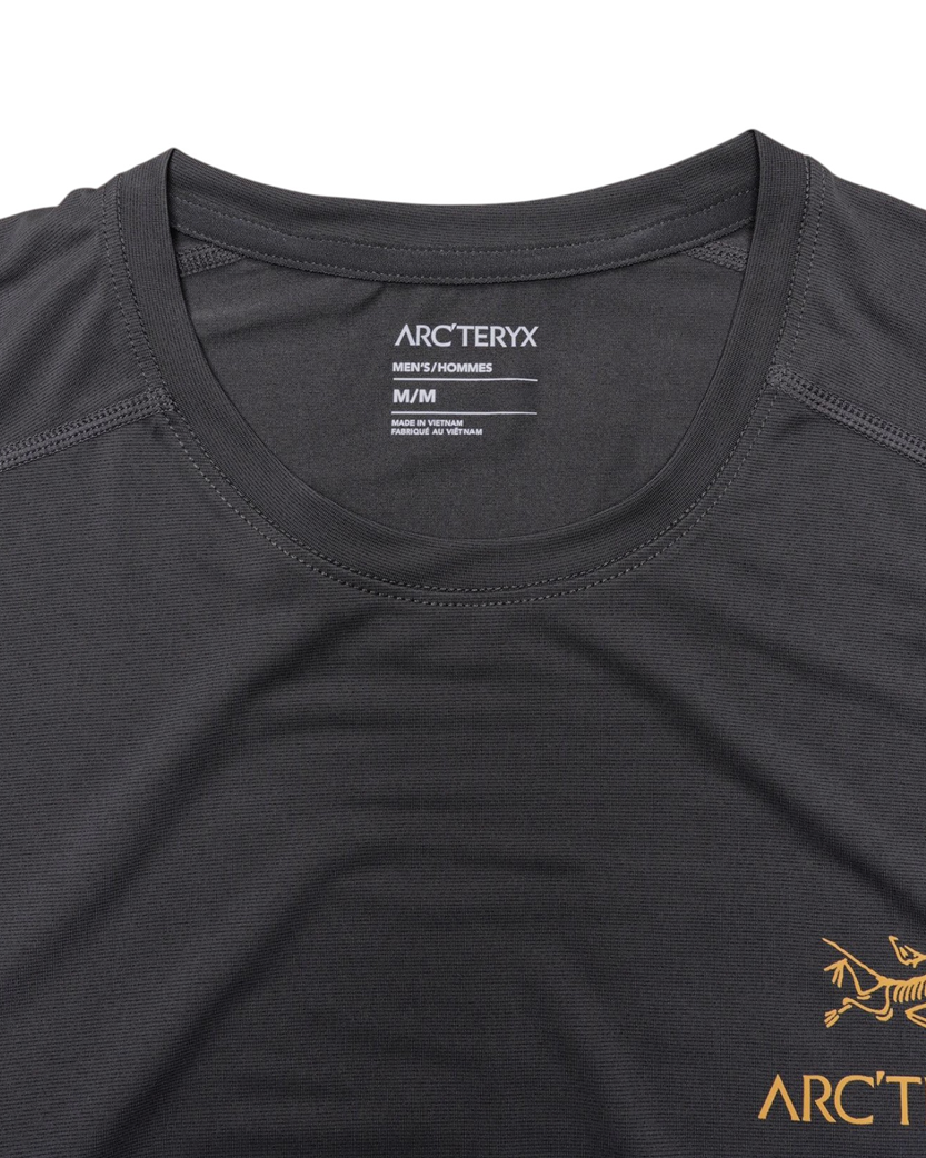 Футболка Arc'teryx Motus Arcword Crew SS T-Shirt Purple Logo Black ...
